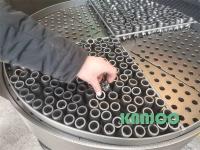 China Double Rotary Shot Blasting Machine Steel Material for sale