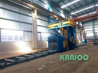 China Electricity Steel Structure Shot Blasting Machine Cleaning Speed 0.5-5m/Min for sale
