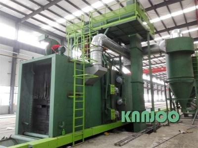 China Electricity Steel Structure Shot Blasting Machine Cleaning Speed 0.5-5m/Min for sale