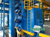 China Electricity Steel Structure Shot Blasting Machine Cleaning Speed 0.5-5m/Min for sale