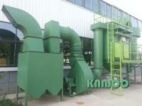 China 15KW Steel Structure Shot Blasting Machine With 2-6kg/Min Abrasive Flow Rate for sale