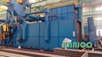 China Customized Steel Structure Shot Blasting Machine 2-6kg/Min Abrasive Flow Rate 440V for sale