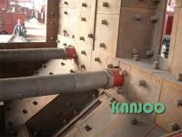 China Steel Structure Roller Conveyor Shot Blasting Machine Surface Cleaning for sale