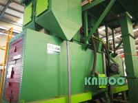 China Steel Structure Roller Conveyor Shot Blasting Machine Surface Cleaning for sale