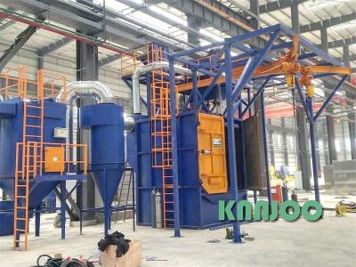 China Large Volume Hanger Shot Blasting Machine Wirh PLC Control System for sale
