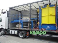 China PLC Spinner Hanger Shot Blasting Machine With High Cleaning Efficiency Sa 2.5 Surface Roughness for sale