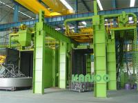 China 380V Electric Hanger Type Shot Blasting Machine With High Dust Collection Efficiency for sale