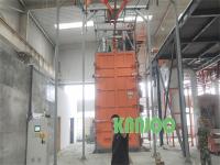 China 380V Electric Hanger Type Shot Blasting Machine With High Dust Collection Efficiency for sale