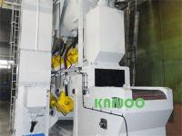 China High Capacity Wire Mesh Shot Blasting Machine for Surface Treatment for sale