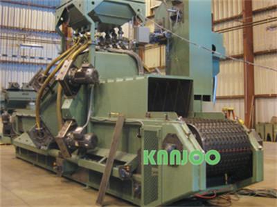 China Compact Wire Mesh Shot Blasting Machine for Cleaning for sale