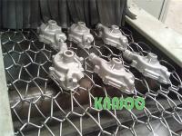 China Customized Wire Mesh Belt Shot Blasting Machine With 2-6mm Mesh Electricity Power Source for sale