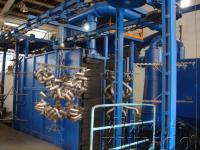 China High Shot Blasting Capacity Catenary Shot Blasting Machine For Continuous Blasting for sale