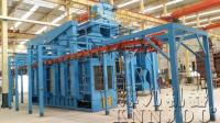 China High Shot Blasting Capacity Catenary Shot Blasting Machine For Continuous Blasting for sale