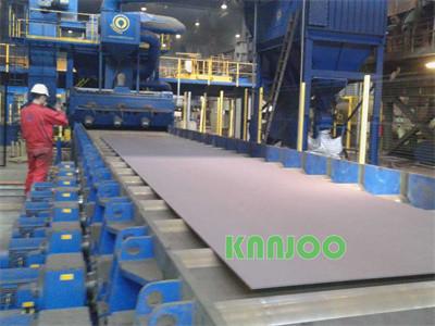 China Versatile Sa 2.5 Steel Plate Shot Blasting Machine - Cleaning Intensity 25-45m/Min for sale