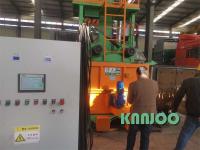 China Effective And Efficient Turntable Shot Blasting Machine For Steel Cleaning for sale