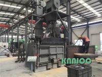 China Cleaning Chamber Size 1000*1000mm Tumble Shot Blasting Machine For Steel for sale