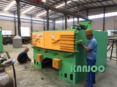 China Turntable Shot Blasting Machine With ≤75dB Noise Level Perfect Finish For Steel for sale