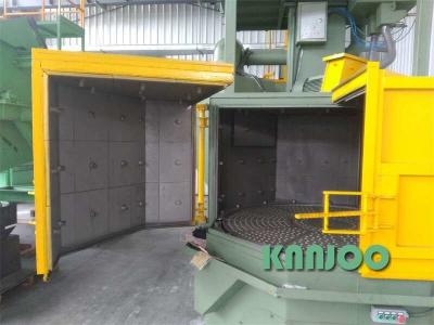 China Electric Rotating Shot Blasting Machine Effective Cleaning Solution for sale