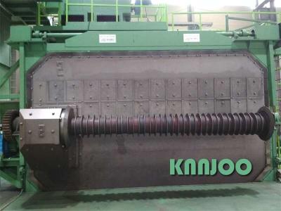 China 3000KG Wire Rod Shot Blasting Machine With 500mm Cleaning Capability for sale
