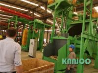 China Industrial Shot Cleaning Machine With 1500kg Machine Weight And 7.5kw*1 Motor Power for sale