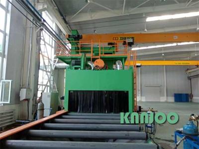 China Steel Plate Shot Blasting Machine 1.2m3/Min Air Consumption for sale
