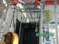 China Large Blasting Volume Hanger Type Shot Blasting Machine with PLC Control System for sale