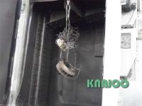China Large Blasting Volume Hanger Type Shot Blasting Machine with PLC Control System for sale