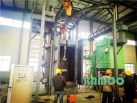 China Large Blasting Volume Hanger Type Shot Blasting Machine with PLC Control System for sale