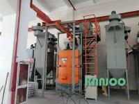 China Shot Blasting Hook Type Blast Machine With Low Noise Level Cleaning Method for sale