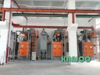 China Shot Blasting Hook Type Blast Machine With Low Noise Level Cleaning Method for sale