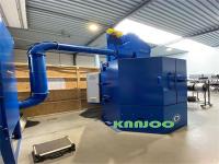 China Turntable Shot Blasting Machine for Air Pressure 0.5-0.8MPa and Air Consumption 2.5m3/min for sale