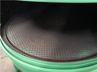 China Turntable Rotary 2654*560mm Steel Shot Blaster Derust Cleaning Machine for sale