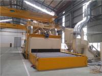 China Direct Coupled 180X Blast Wheel Shot Blasting Machine For Metal Sheet Cleaning for sale