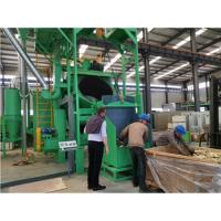 China PLC Control Tilt Drum 4.2rpm Automatic Shot Blasting Machine Metal Parts Cleaning for sale