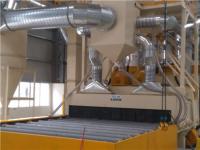 China Roller Conveyor 350kg/min Automated Blasting Systems Castings Parts Cleaning for sale