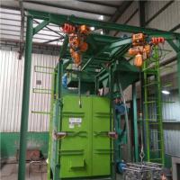 China 350kg/min Hanger Type Shot Blasting Machine Casting Parts Cleaning for sale