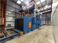 China Cleaning Width 1500mm Roller Conveyor Shot Blasting Machine for sale