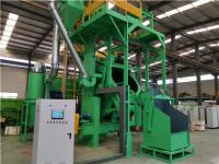 China High Productivity 0.6m3 Tilt Drum Shot Blasting Machine With Steel Drum for sale