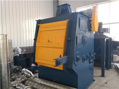 China Sa 2.5 Rubber Belt Tumble Blast Machine For Castings Forgings Stamping Parts for sale
