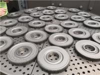China ISO9001 Horizontal Rotary Table Shot Blasting Machine workpieces Cleaning for sale