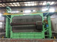 China 15 Tons Per Hour Wire Rod Shot Blasting Machine Surface Oxide Scale Removal for sale
