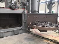 China Sa2.5 Turntable Automic Shot Blasting Machine Casting Forging Parts Cleaning for sale
