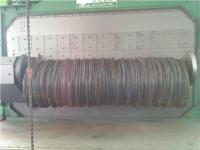 China Load 2700kg Double Station Auto Blasting Machine Wire Rod In Coils Cleaning for sale