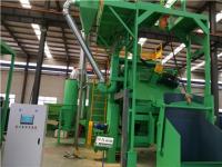 China Forging Parts Cleaning Tilting Drum 440V Auto Blasting Machine for sale