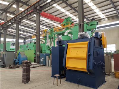 China 2T/Hr Tumblast Shot Blasting Machine Castings And Forgings Desanding for sale