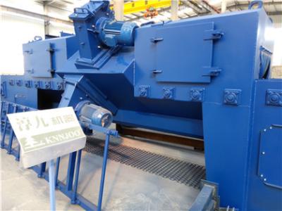 China EU Standard Wire Mesh Shot Blasting Machine Rust Layer Welding Slag Cleaning rfq for sale