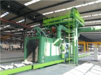 China Steel Plate Roller Conveyor Shot Blasting Machine Cleanliness Sa.2.5~3.0 for sale