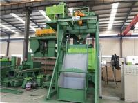 China 3T/H 5T/H Crawler Shot Blasting Machine Casting Parts Cleaning for sale