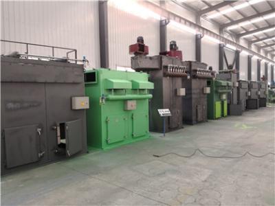 China 1450r/Min Shot Blasting Dust Collector Minimum Material Level Detection for sale