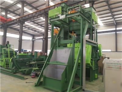 China 5TPH Tumblast Shot Blasting Machine Automotive Aerospace Industry Use for sale